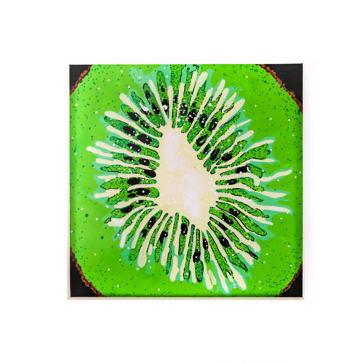 Angela Faustina, KIWI acrylic painting, on paper 2024 – Angela Faustina